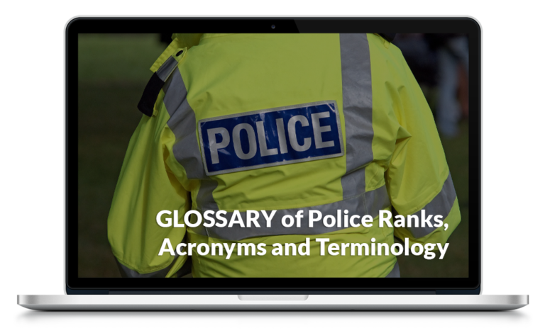 Police Ranks, Acronyms and Terminology – BLD Training